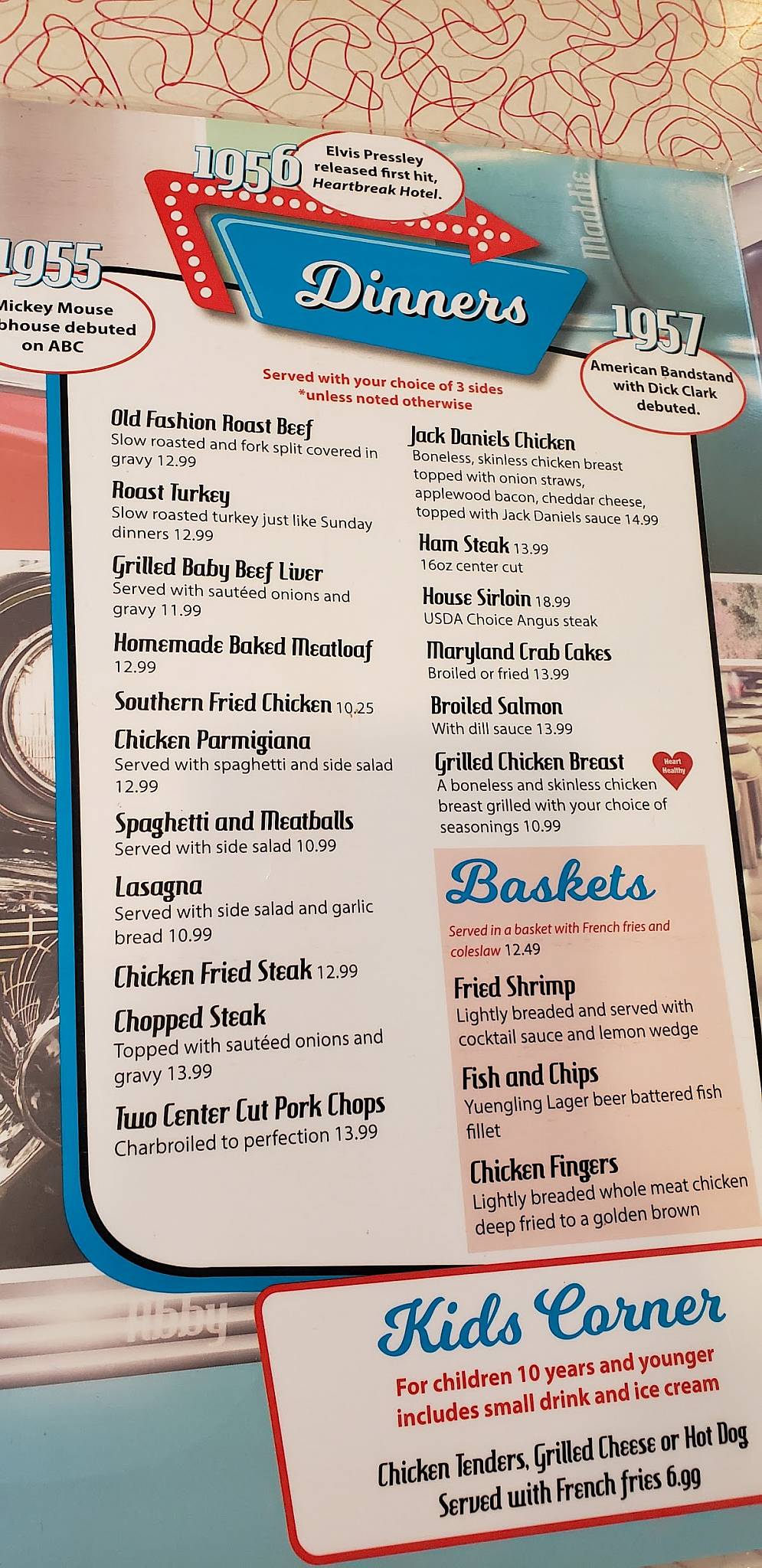 Menu at Manheim Diner restaurant, Schuylkill Haven, PA-61