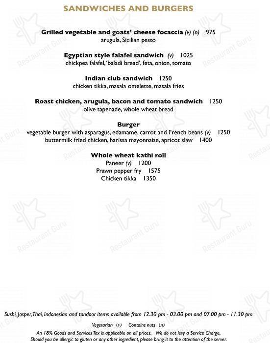 Menu at 360°, New Delhi