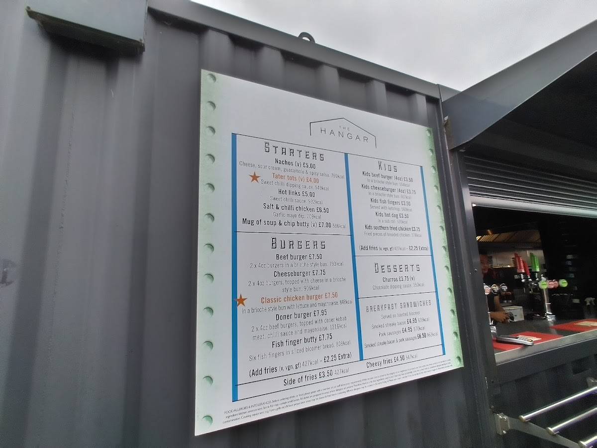 Menu at Airport Pub, Manchester Airport, Ringway