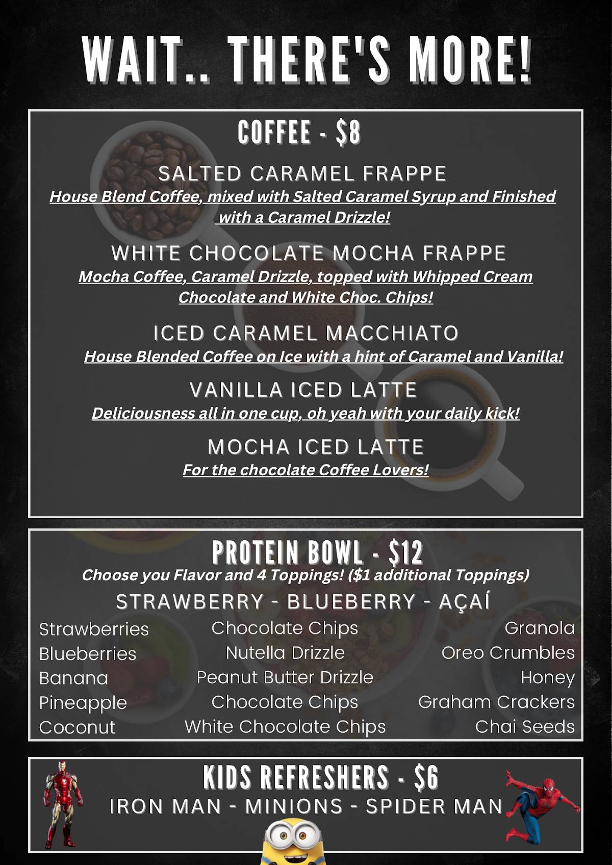 Menu at Going Up Nutrition pub & bar, Haines City
