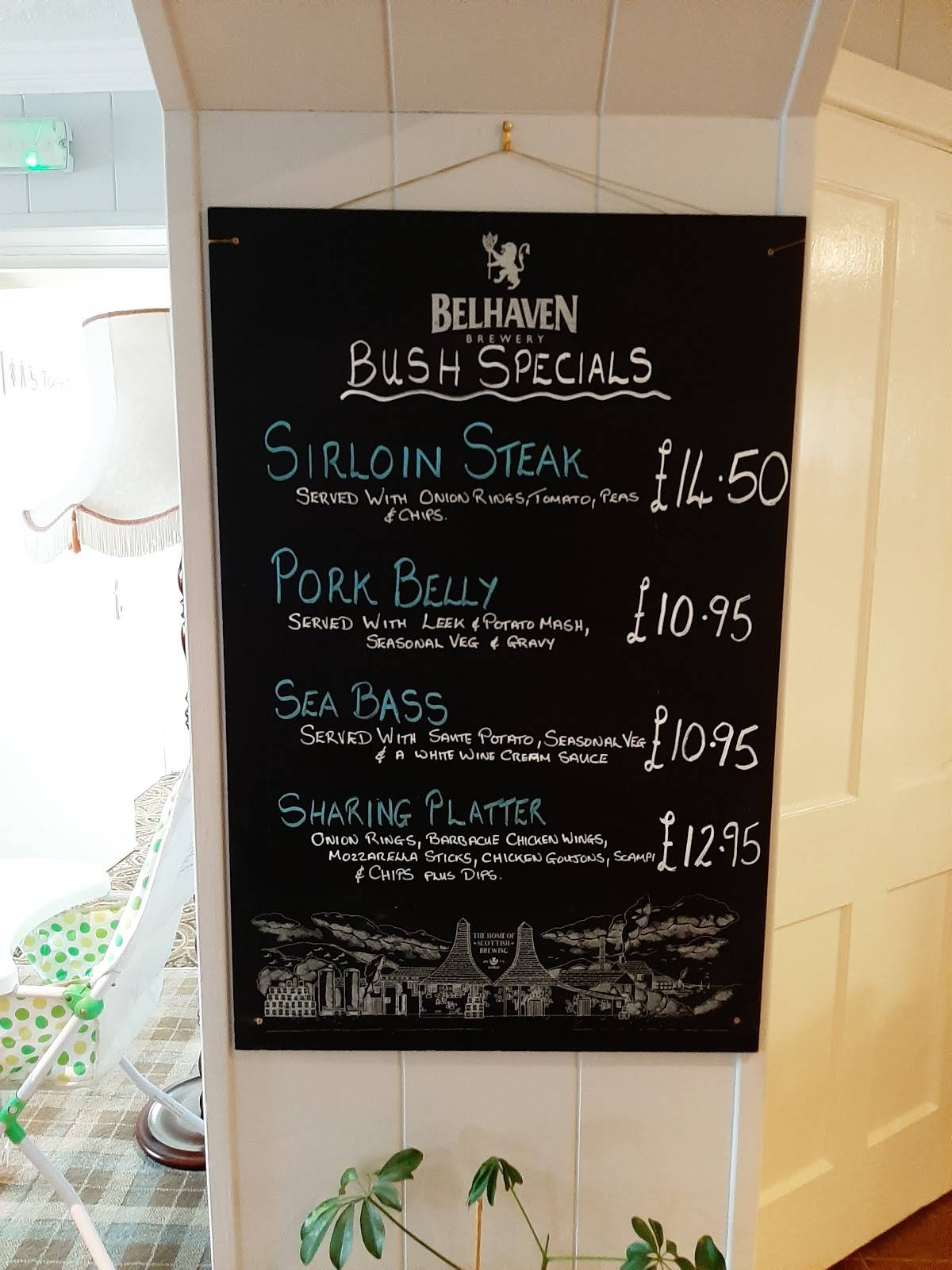 Menu at Inn at the Bush pub & bar, Kirkbride