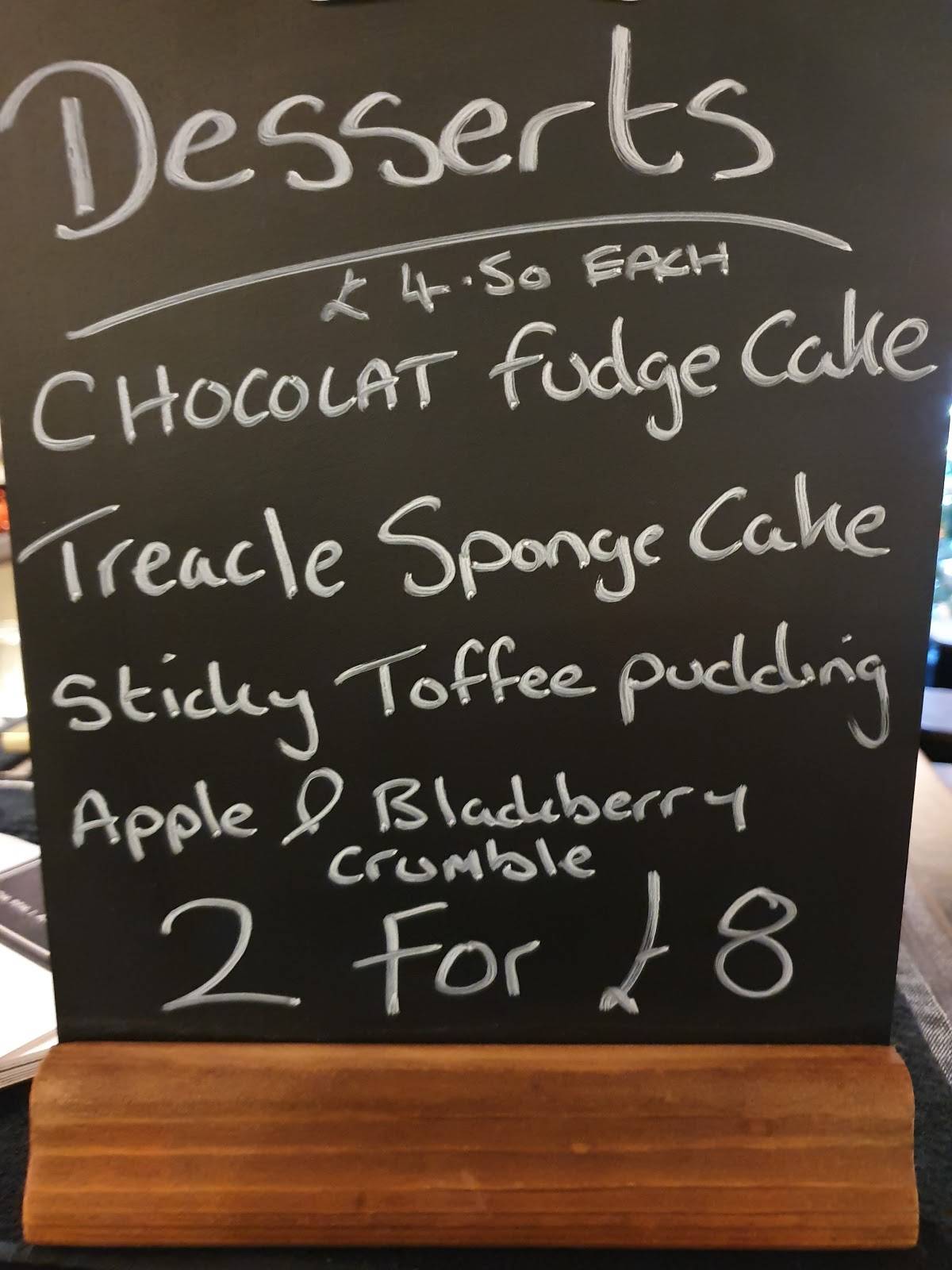 Menu at The Unicorn Ambleside pub & bar, Ambleside