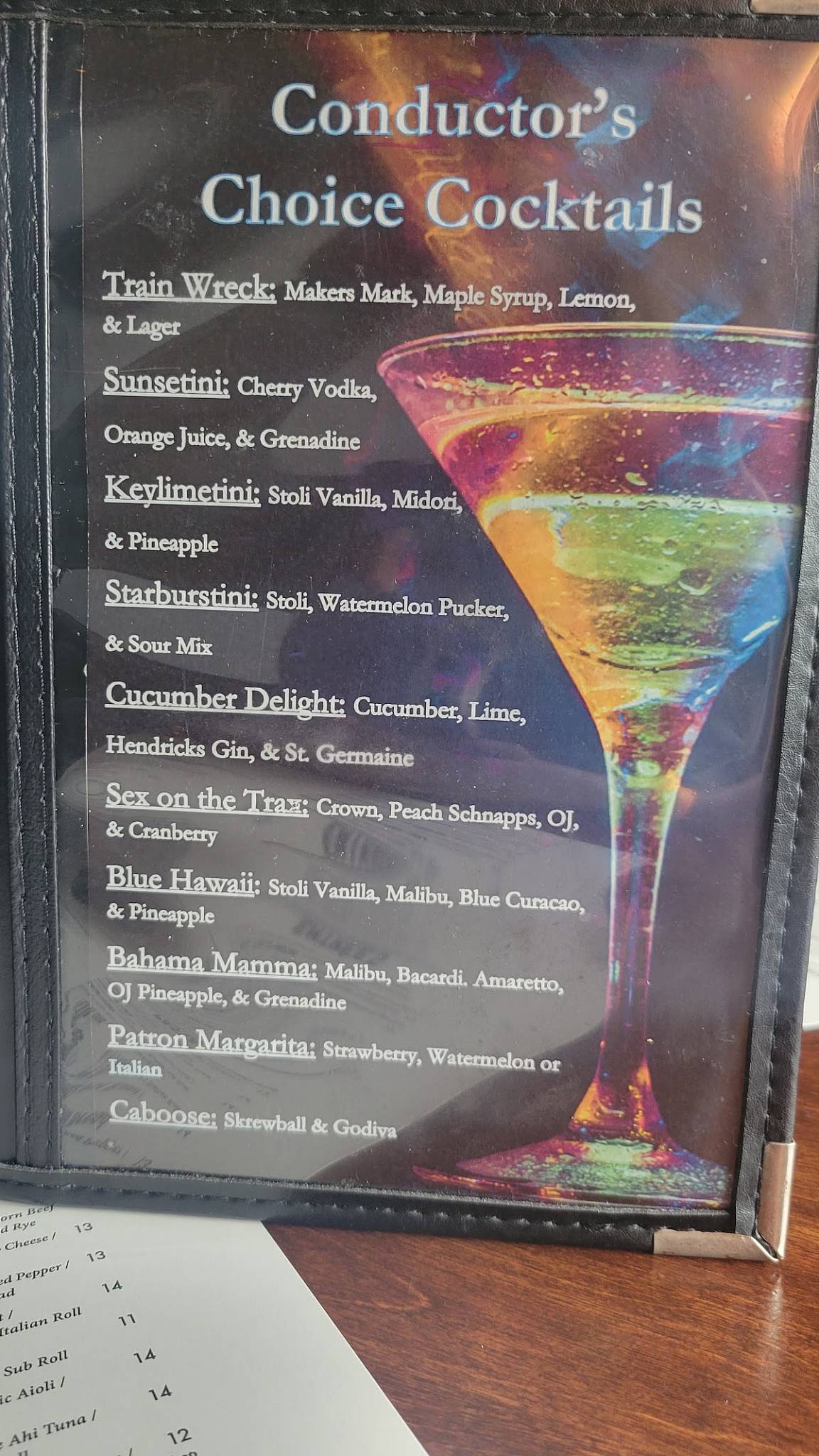 Menu at Trax Bar & Kitchen, Scranton