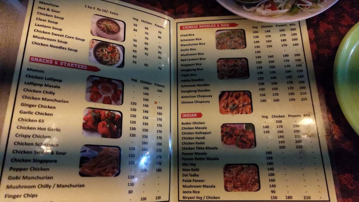 Menu at Red Lantern Restaurant Serves Chinese, Goan Fish Thali, Indian ...