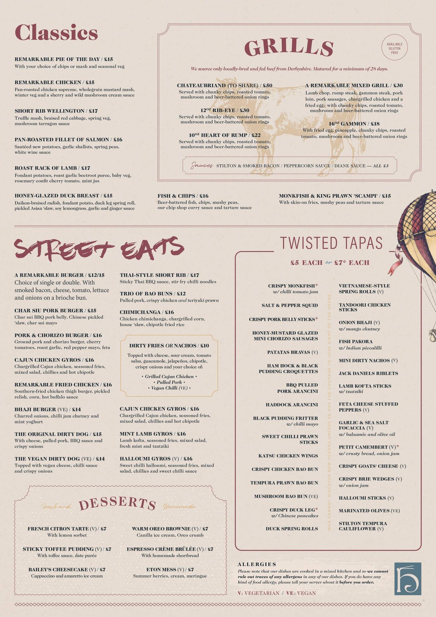 Menu at Remarkable Hare pub & bar, Matlock