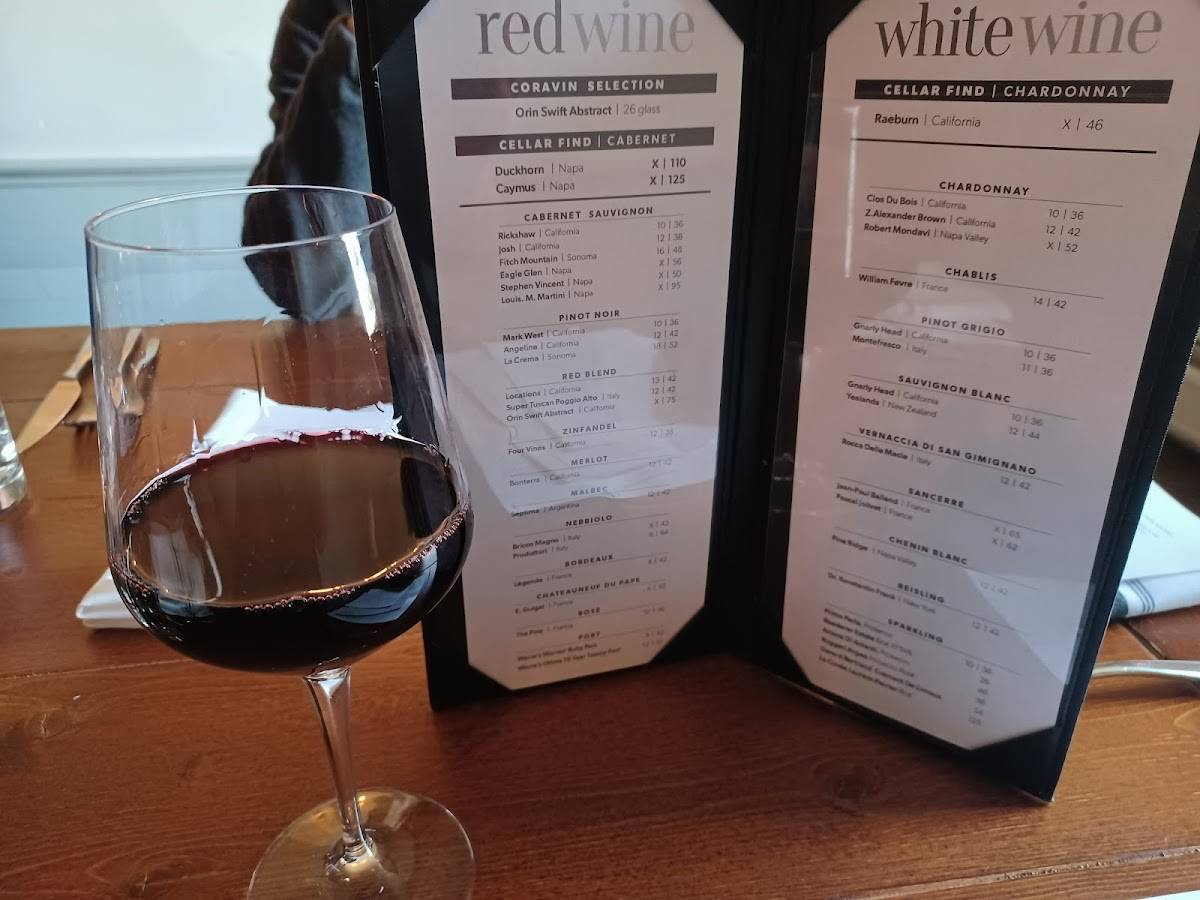 Menu at 1754 House Inn & Restaurant - Woodbury, Woodbury