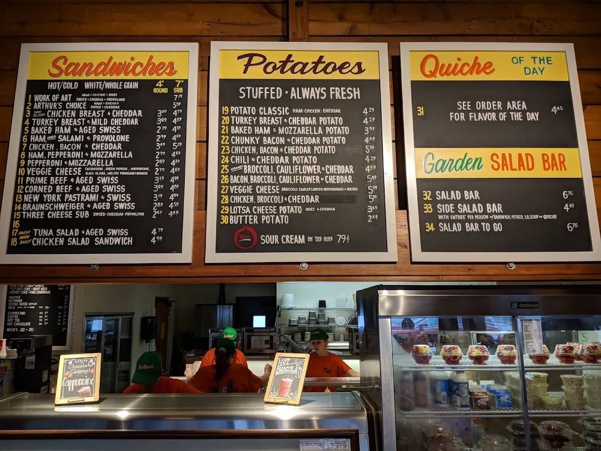 Menu at Arthur's Garden Deli fast food, Dixon