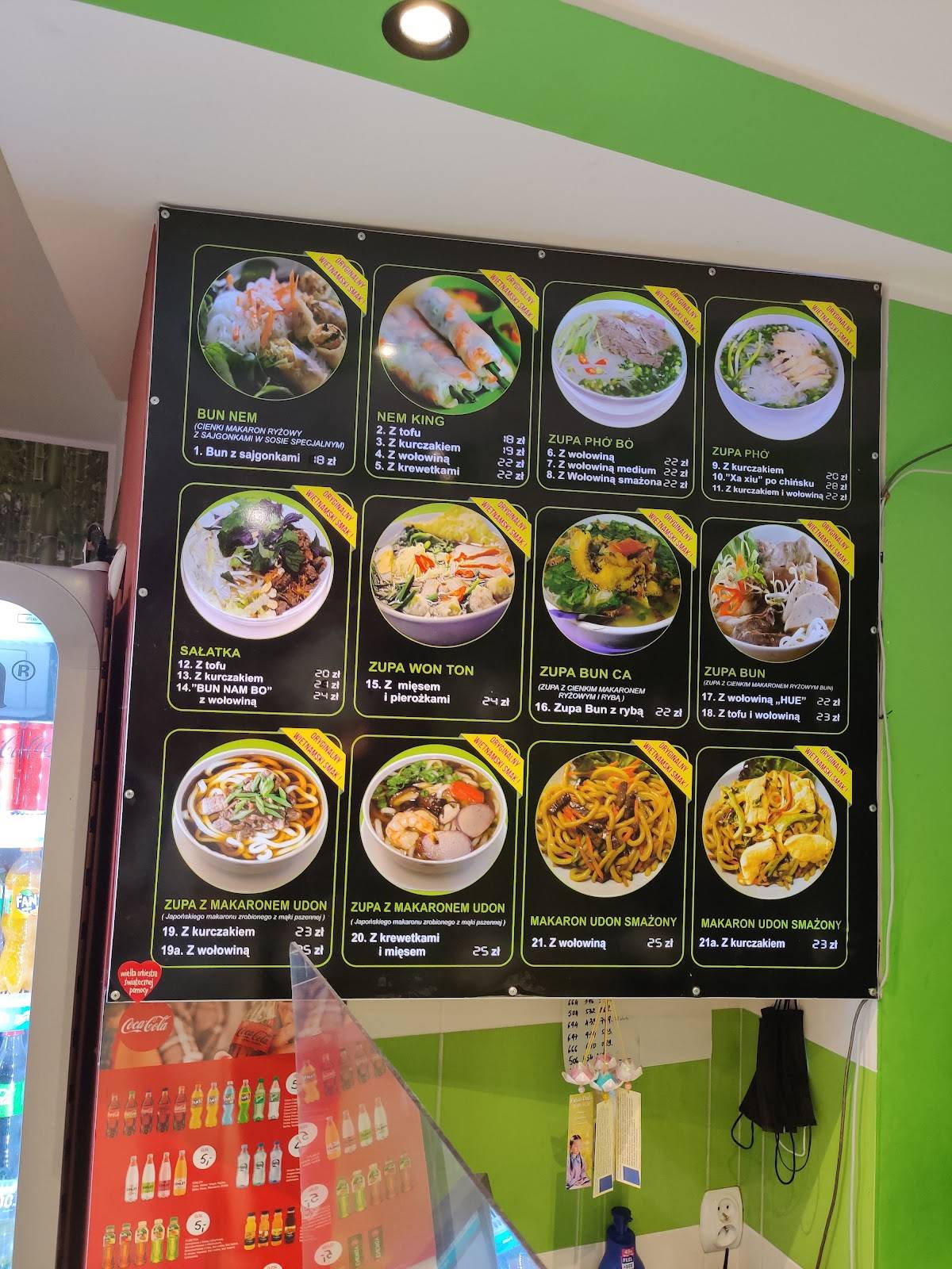 Menu at BAR WOK-CHILLI, Warsaw
