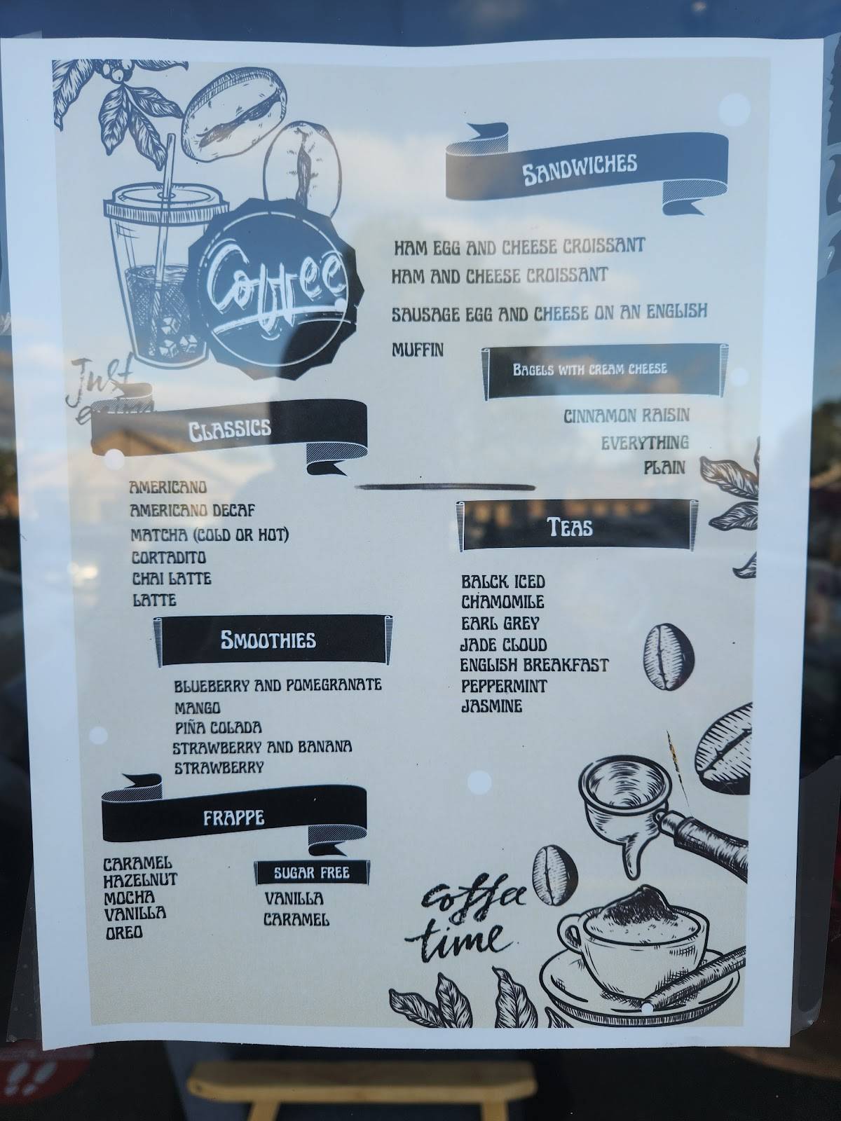 Menu at Hach Ki Cafe, Houston