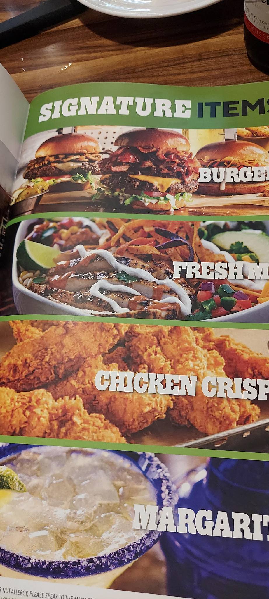 Menu at Chili's Cyber Hub, Gurugram