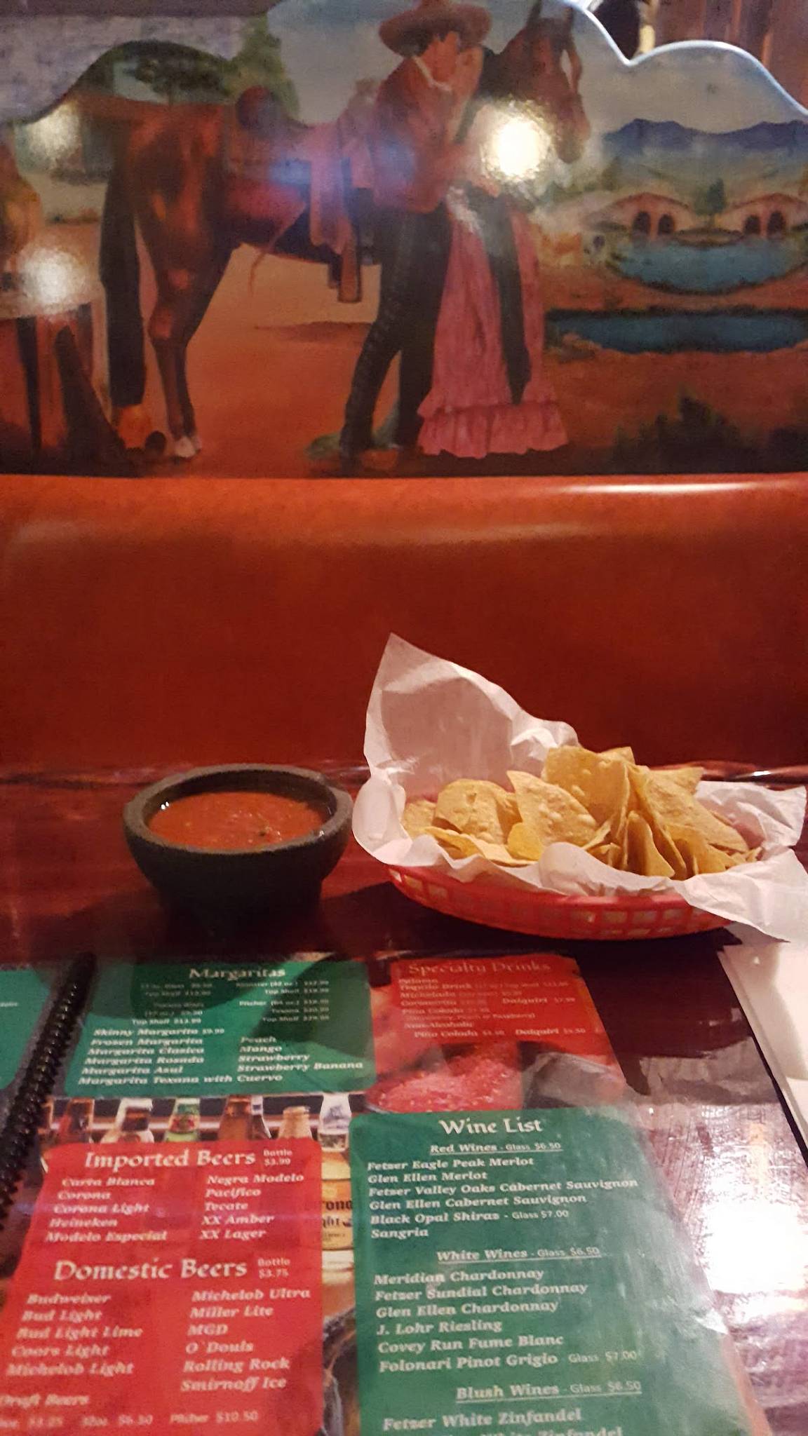 Menu at El Jalapeños Authentic Mexican Restaurant, Cleveland