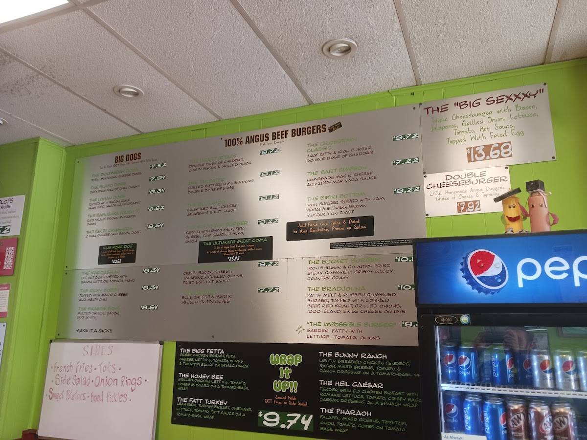 Menu at Fatt Mustard Cafe, Elk Grove Village