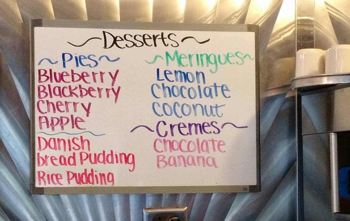 Menu at Frost Diner restaurant, Warrenton