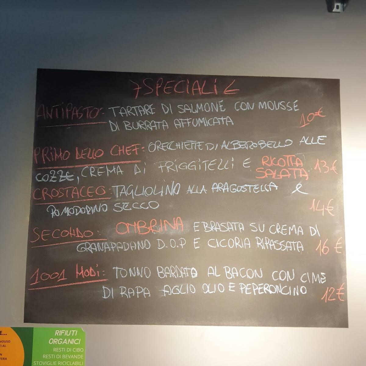 Menu da La Pescheria da Claudio e Giuliano ristorante, Rho