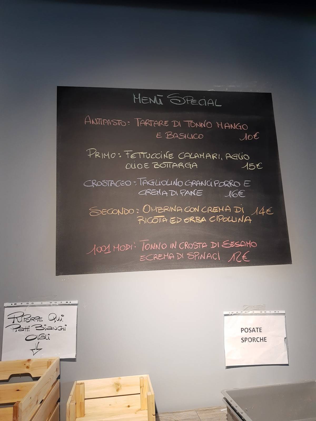 Menu da La Pescheria da Claudio e Giuliano ristorante, Rho