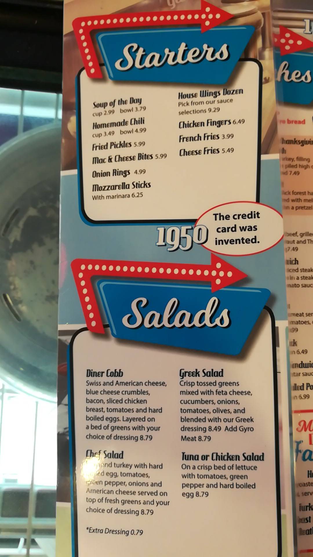 Menu at Manheim Diner restaurant, Schuylkill Haven, PA-61