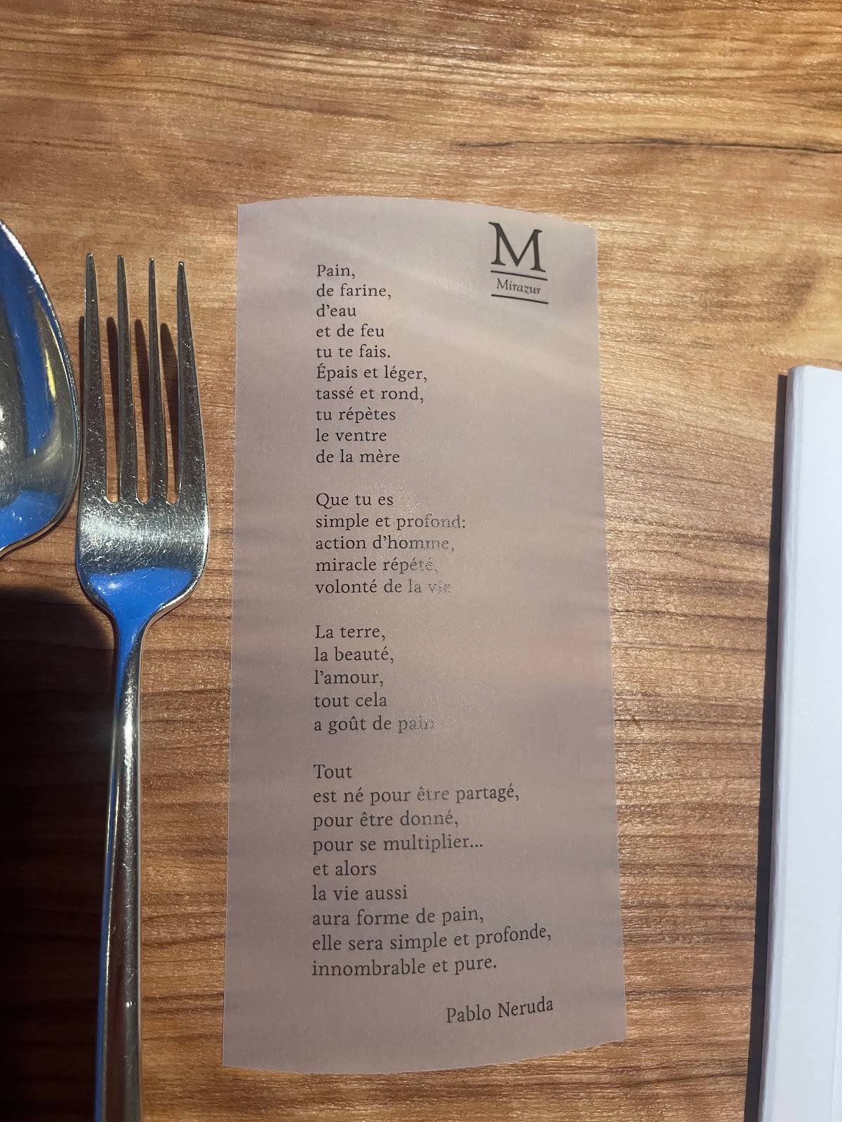 Menu au Restaurant Mirazur, Menton, 30 Av. Aristide Briand