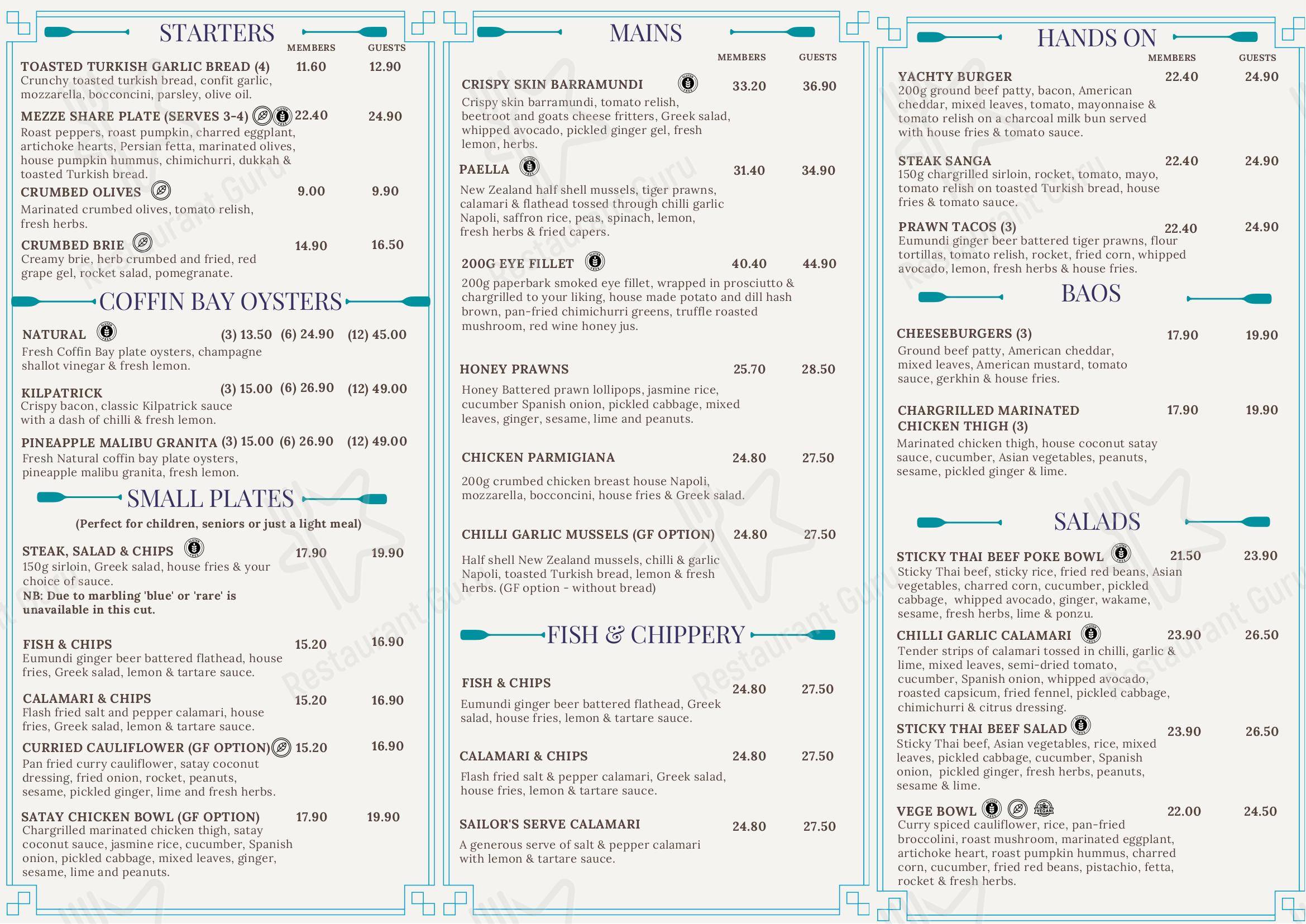 Carta de Noosa Yacht and Rowing Club, Noosaville