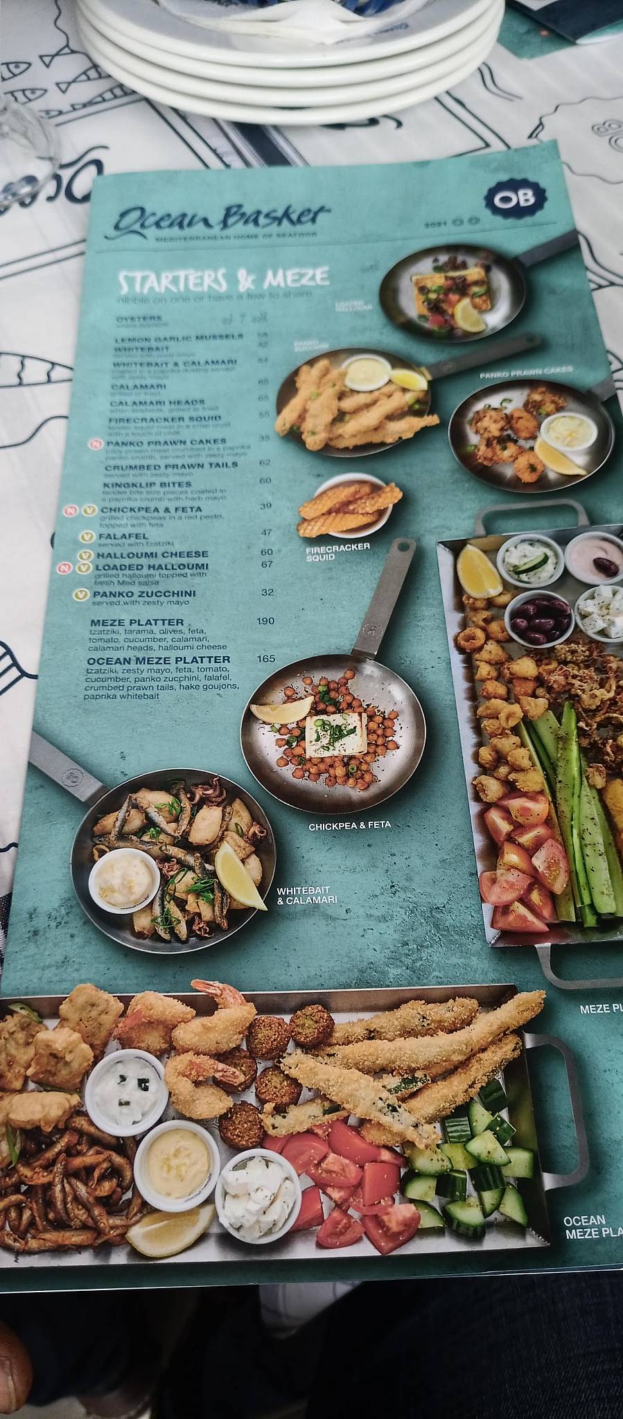 Menu at Ocean Basket Vanderbijlpark restaurant, Vanderbijlpark, Shop 25