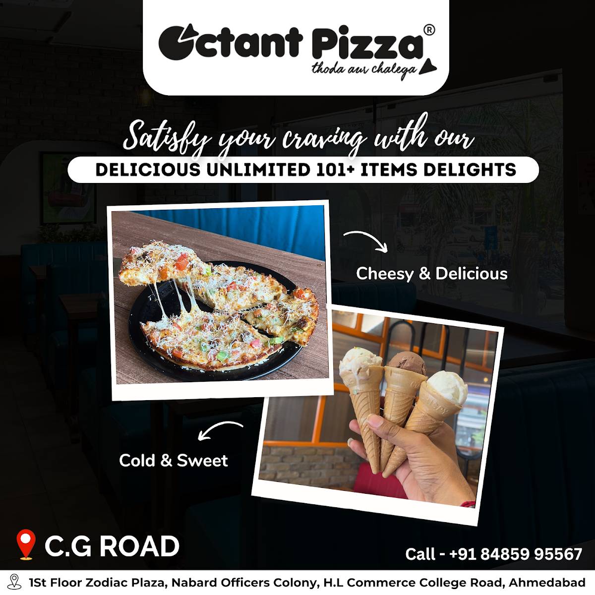 Menu at Octant Pizza, CG Road - Ahmedabad, Ahmedabad