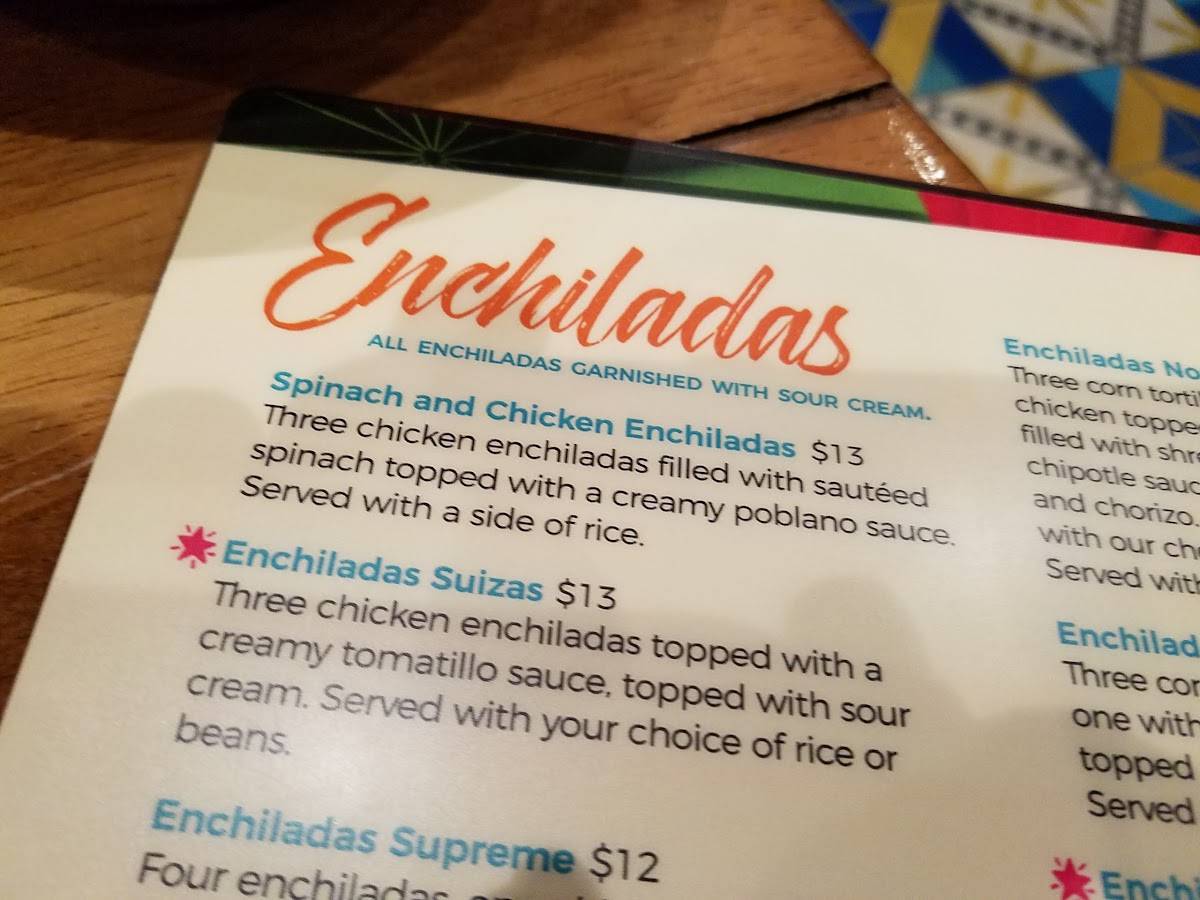 Menu at Plaza Azteca Mexican Restaurant · Lancaster, Lancaster ...