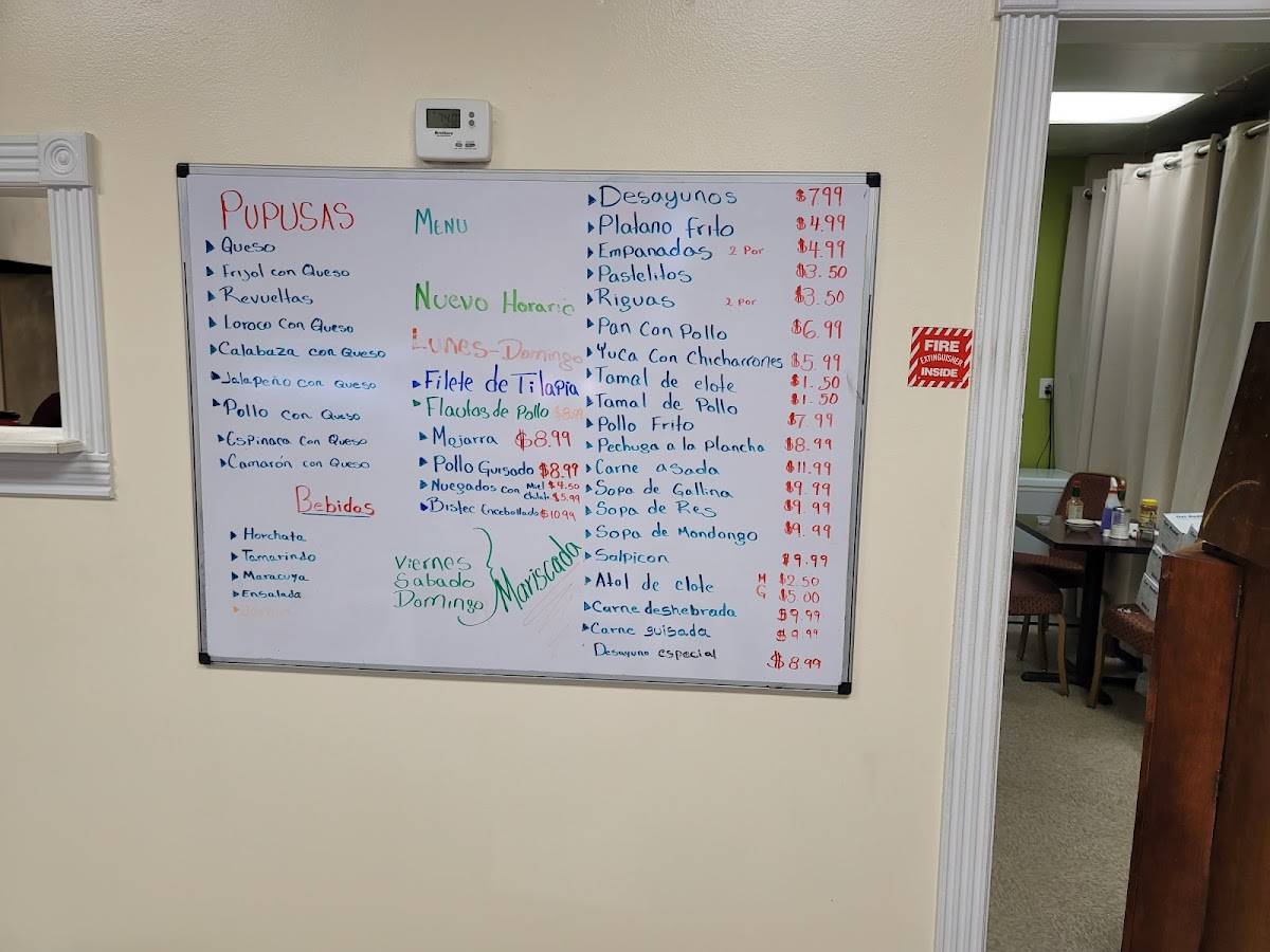 Menu at Queta’s Restaurant, Houston