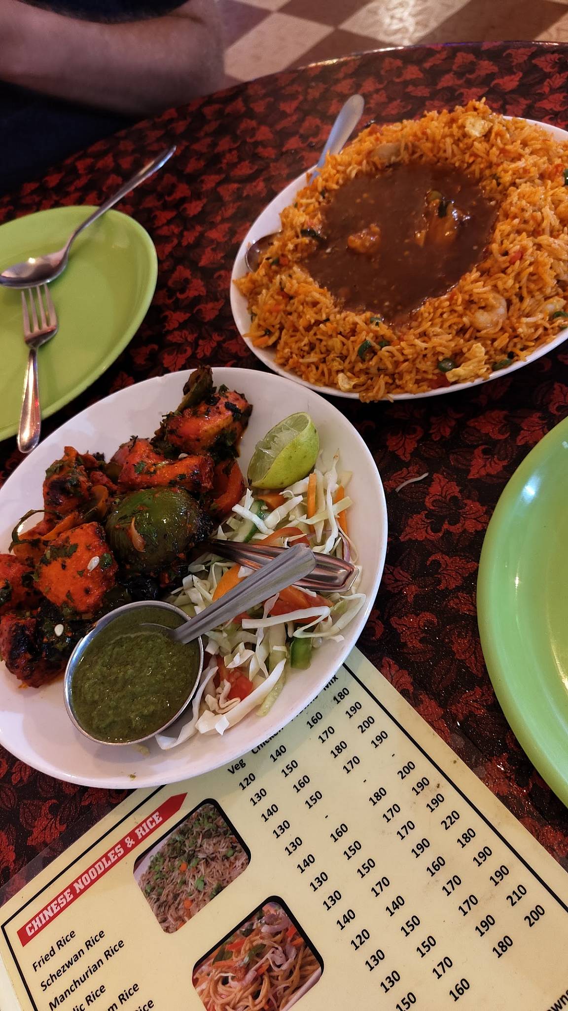 Menu at Red Lantern Restaurant Serves Chinese, Goan Fish Thali, Indian ...