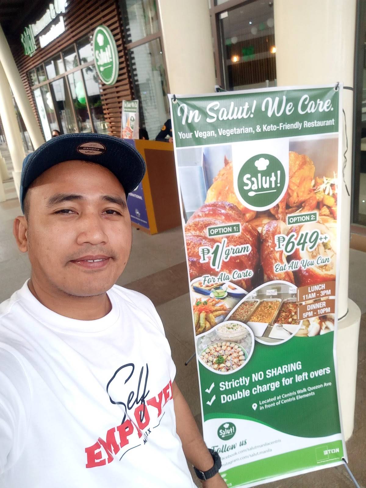 Menu at Salut! Restaurant Café - Centris Walk, Quezon City