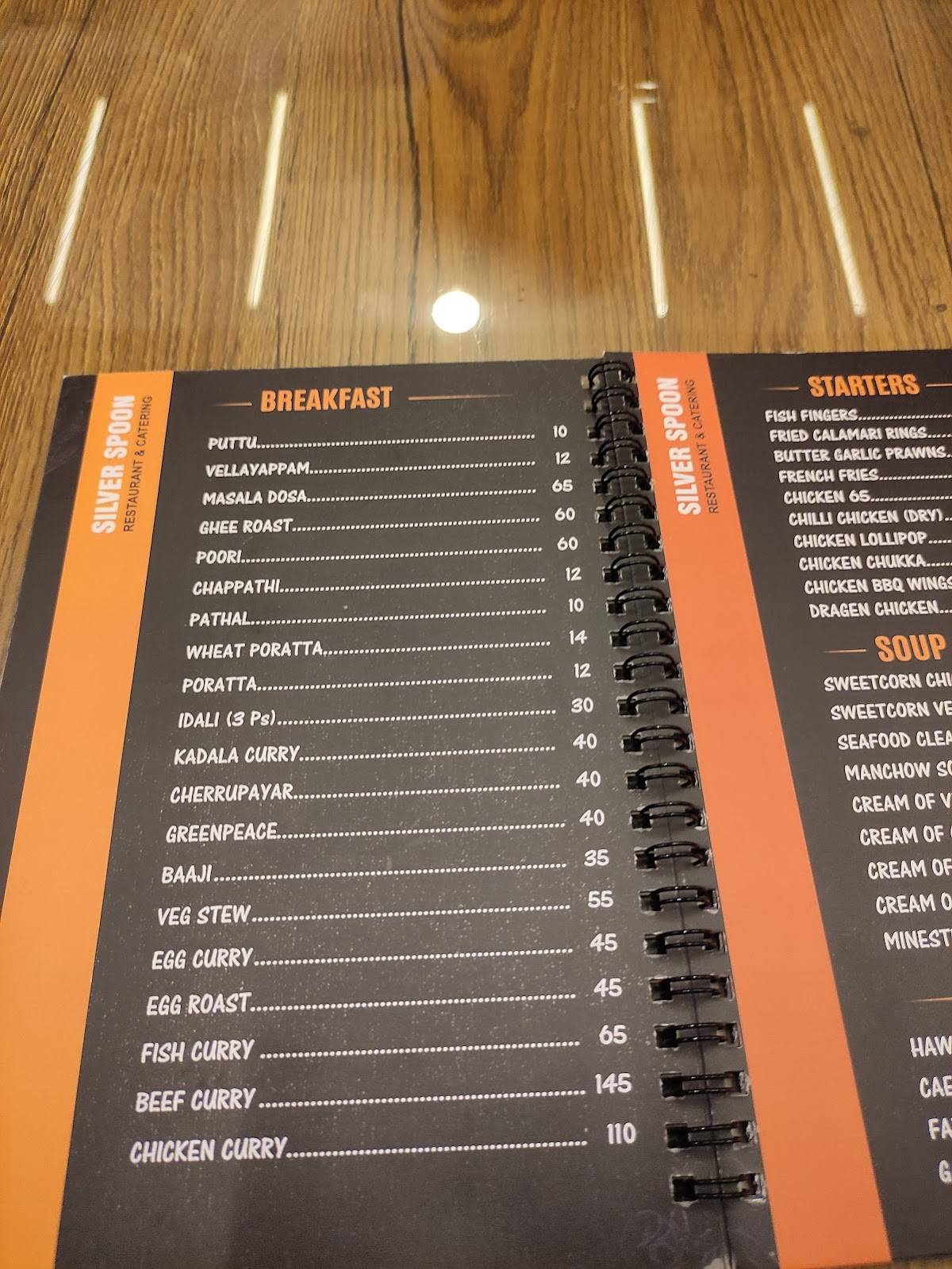 Menu at Silver Spoon Restaurant & Catering, Kozhikode
