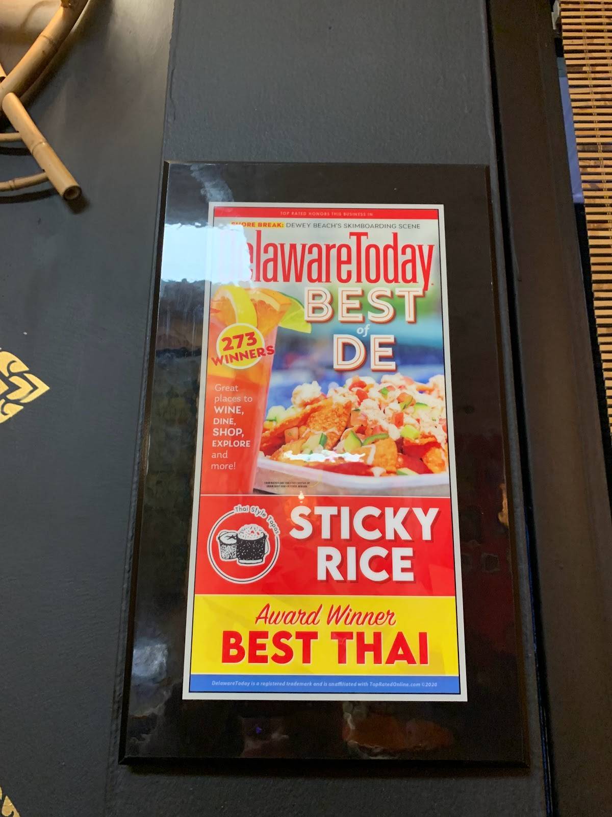 Menu at Sticky Rice Thai Style Tapas restaurant, Lewes