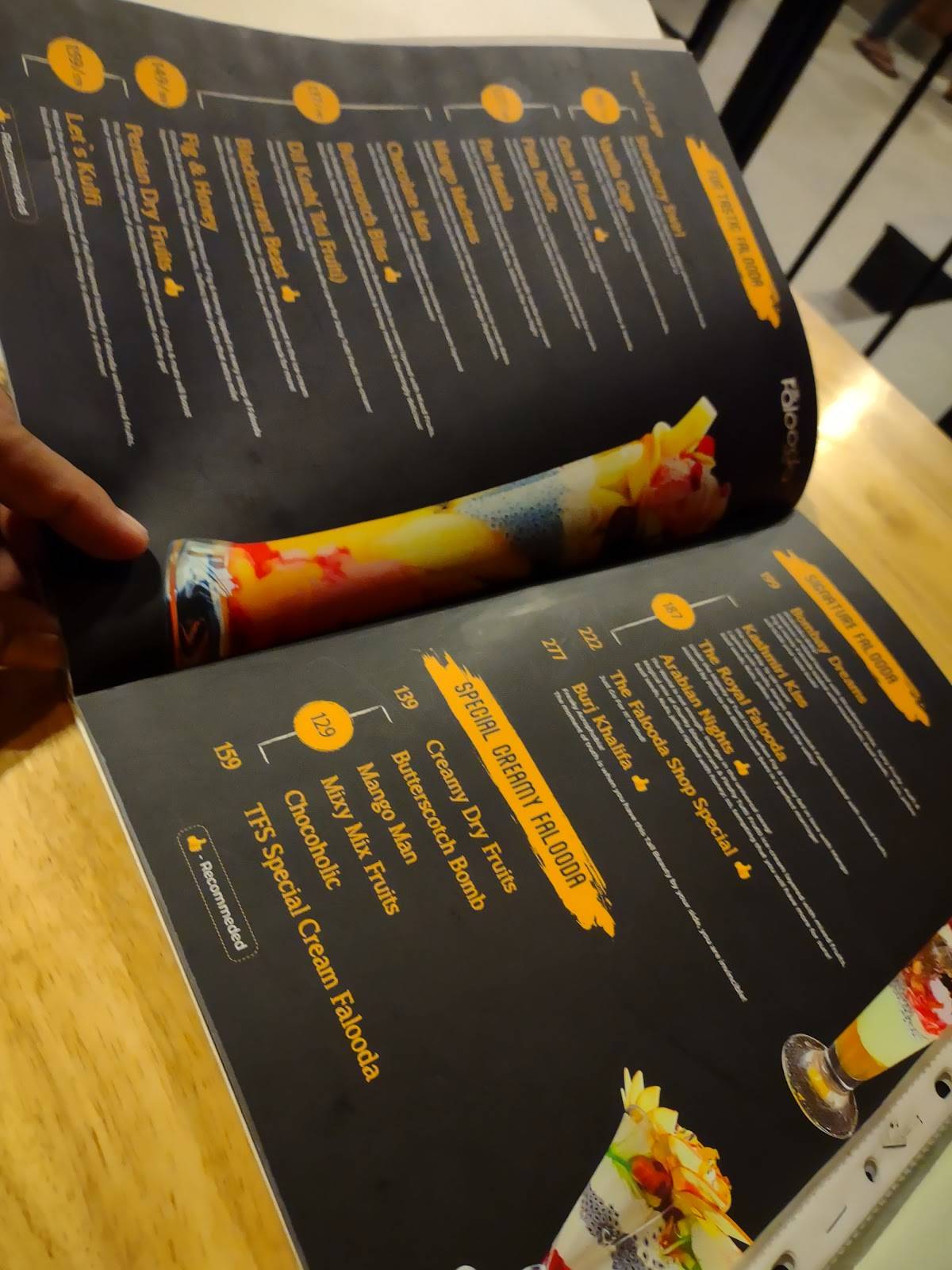 Menu at Tandoori Tribes & The Falooda Shop, Karur
