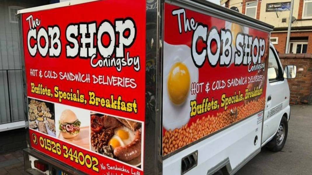 Menu at The Cob Shop restaurant, Coningsby