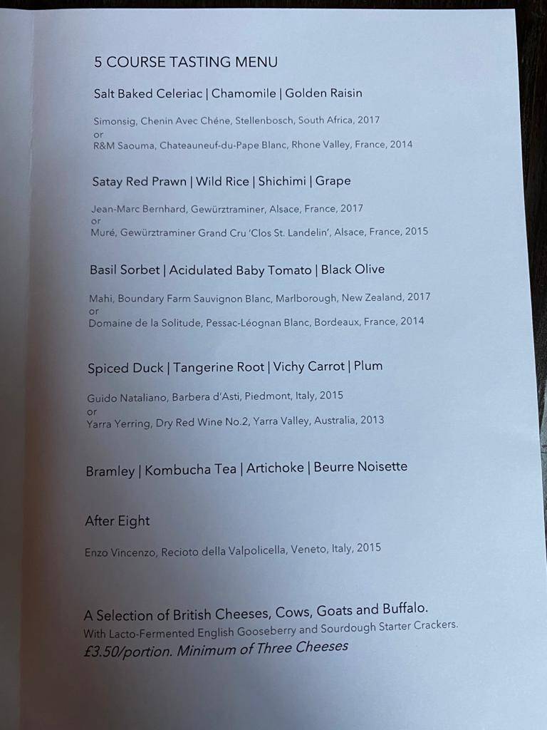 Menu at WOOD Manchester by Simon Wood restaurant, Manchester