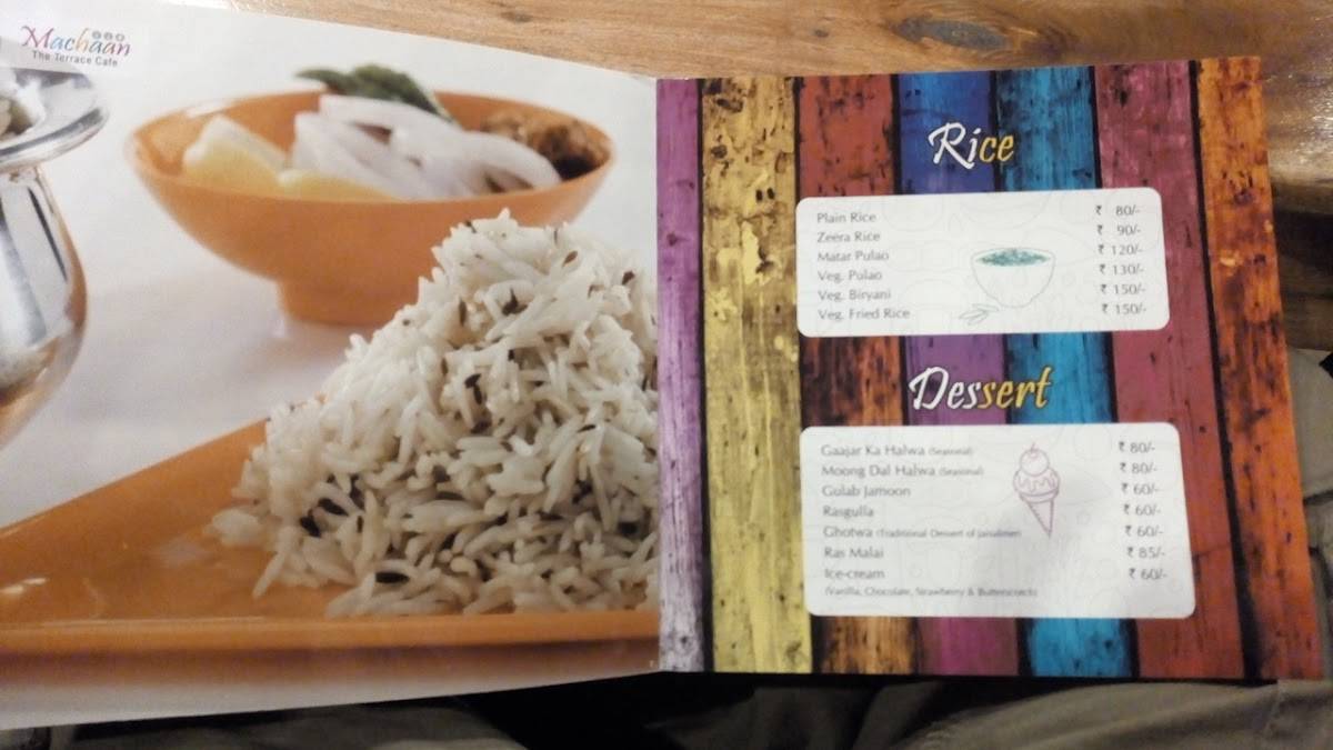 Menu at Restaurent Golden Roof, Jaisalmer