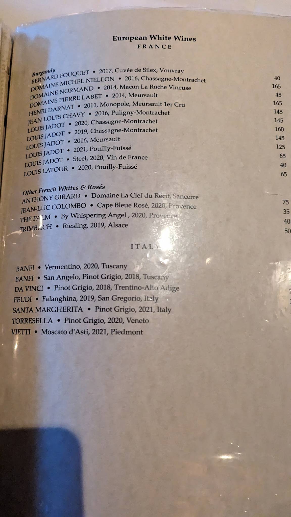 Menu at Rick Erwin's West End Grille pub & bar, Greenville