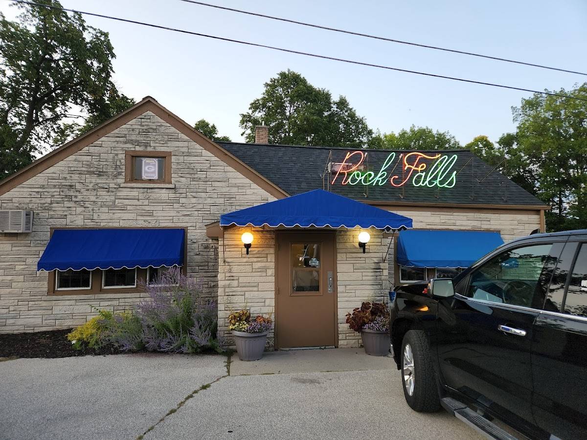 Menu at Rock Falls restaurant, Dyckesville