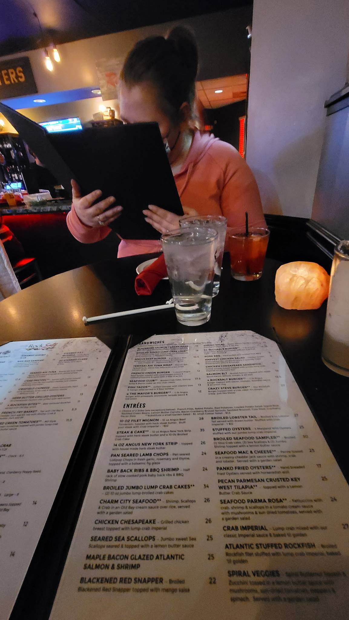 Menu at RockSalt Grille restaurant, Westminster