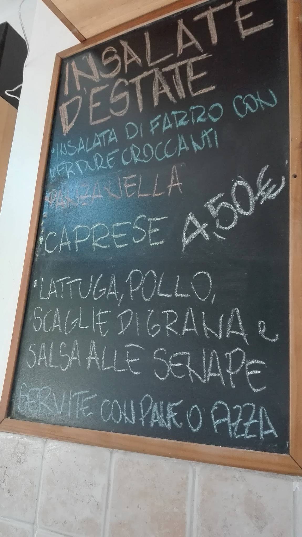Menu da Farro Zero pane e pizza pizzeria, Roma, Via Alfonso Rendano