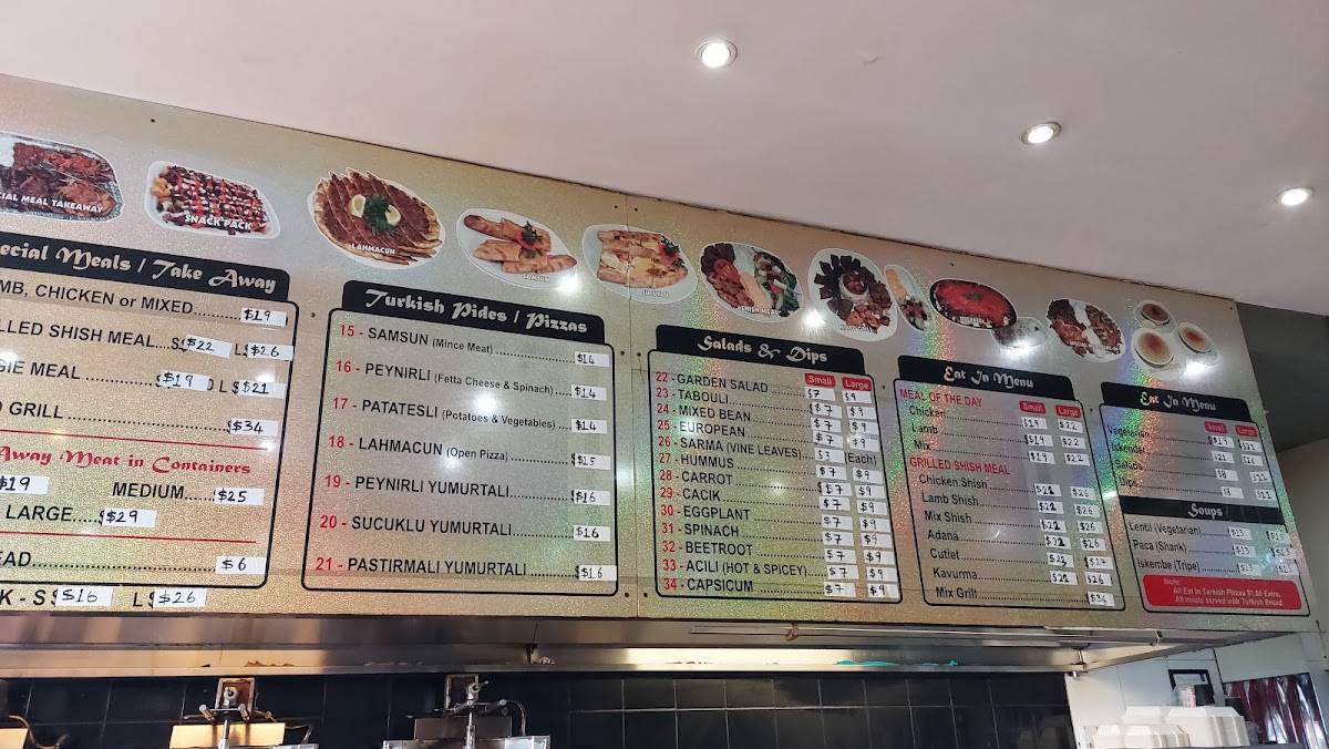 Menu at Roxy Kebab Deer Park fast food, Deer Park