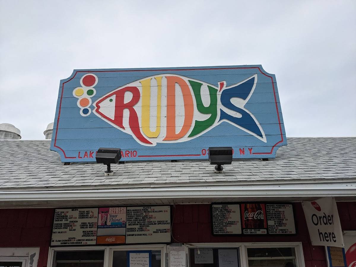 Menu at Rudy's Lakeside Drive-In restaurant, Oswego, 78 Co Rte 89