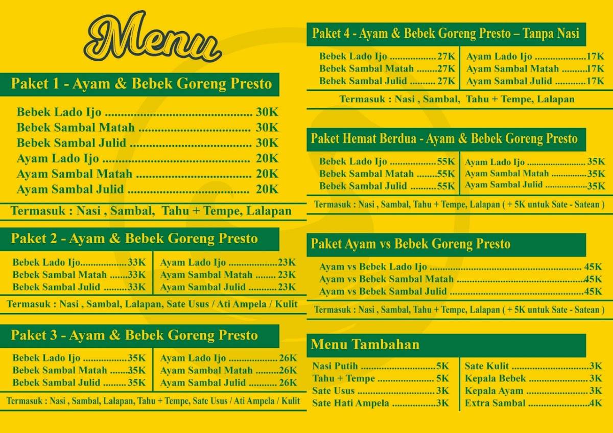 Menu at SAQA Ayam Bakar Tulang Lunak (Food Court Harja) restaurant ...