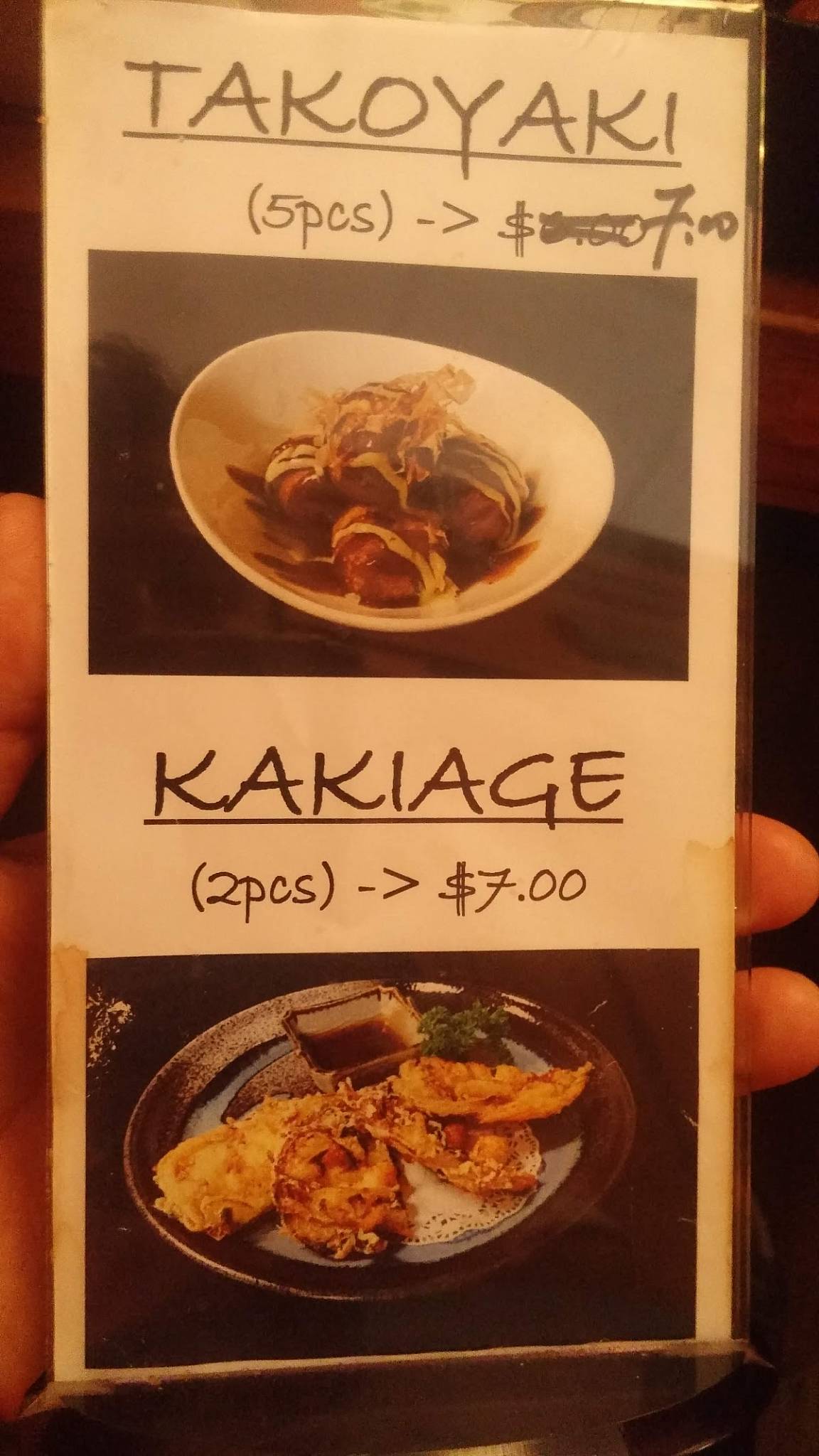 Menu at Sakai Japanese Restaurant, Auckland, Food Junction