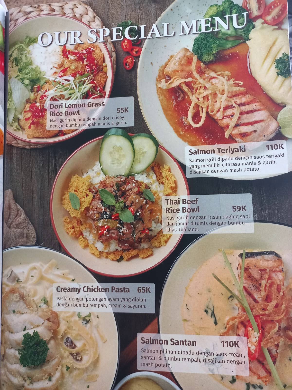 Menu at Posin Bakery & Cafe, Semarang, Jl. Menteri Supeno No.6