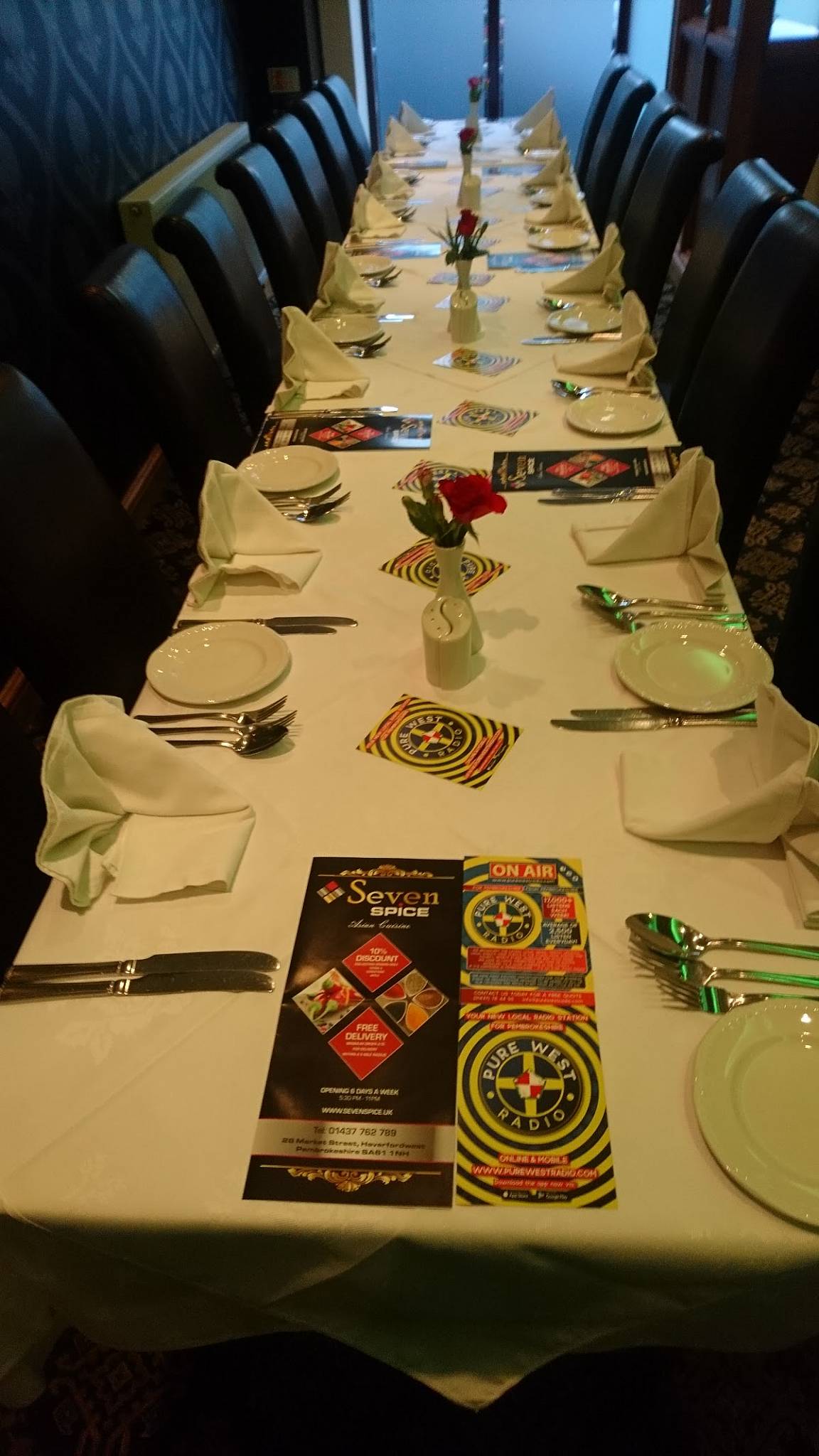 Menu at Seven spice fun dining restaurant, Haverfordwest, 28 Market St