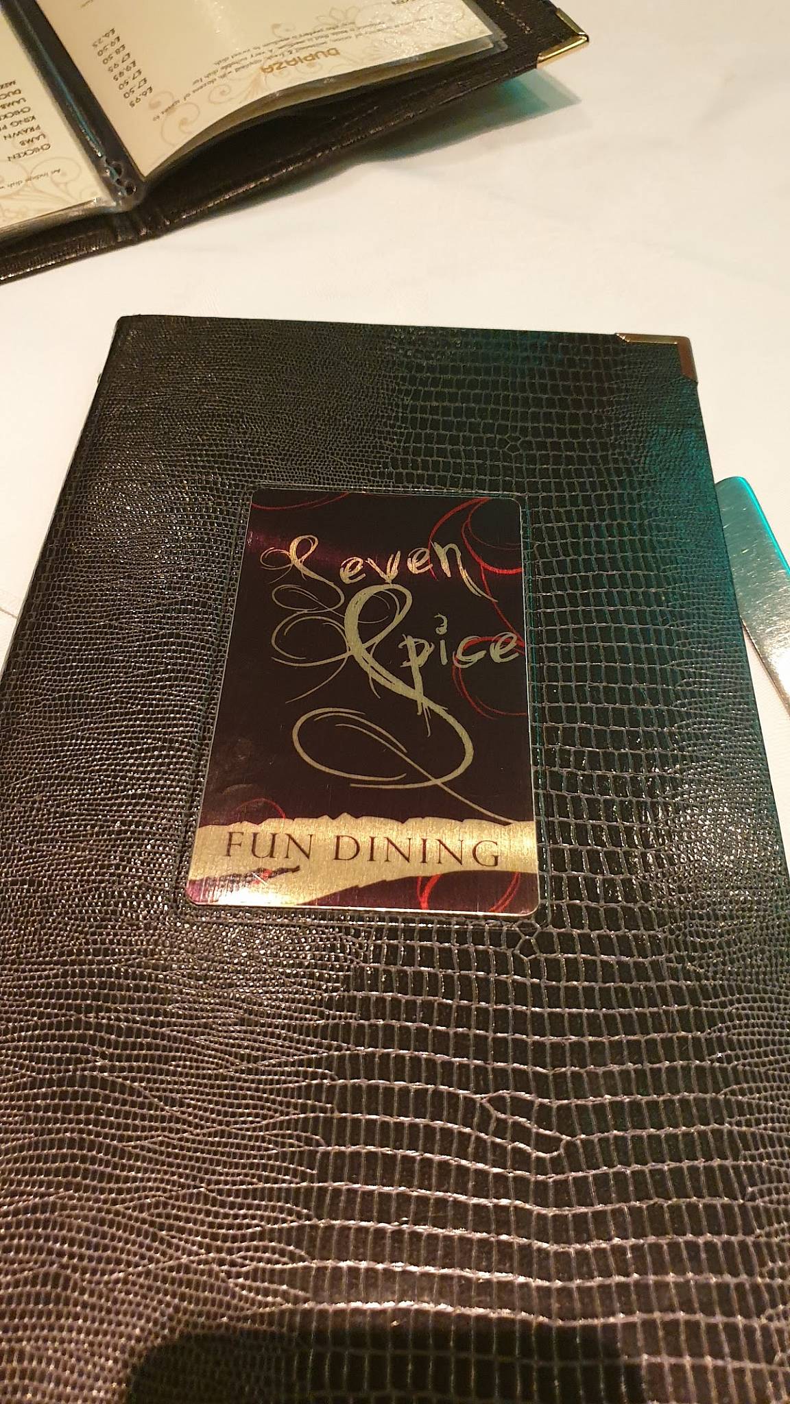 Menu at Seven spice fun dining restaurant, Haverfordwest, 28 Market St