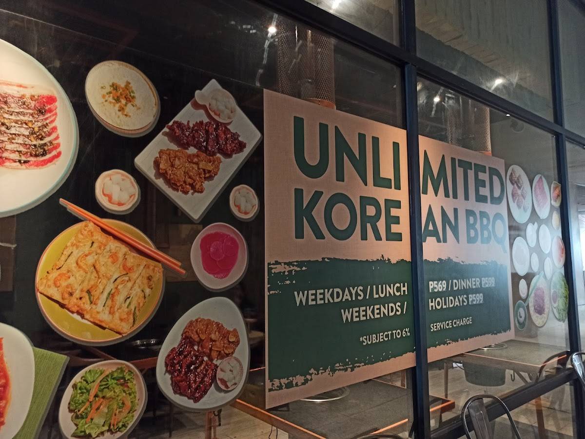 Menu at Sibyullee Unlimited Korean Barbecue (Alabang Town Center ...