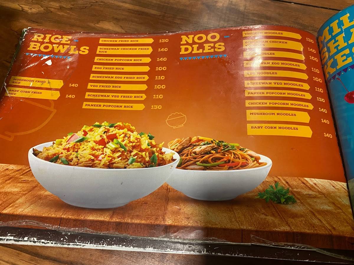 Menu at Snackers Republic, Erode