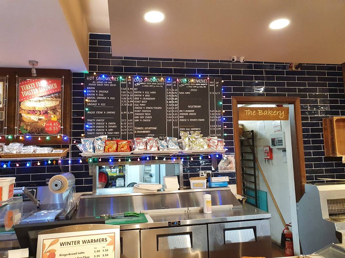 Menu at Wedges Bakery, Solihull, 387 Warwick Rd