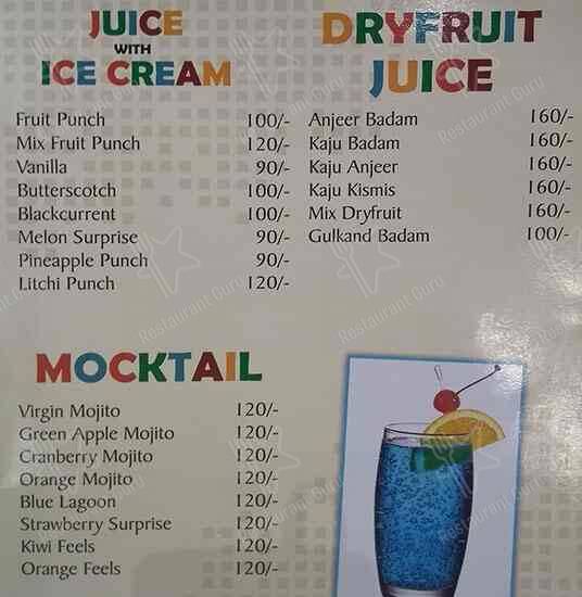 Menu at Naintara Veg Restaurant ( Unit of SRI NARSING bogulkunta ...