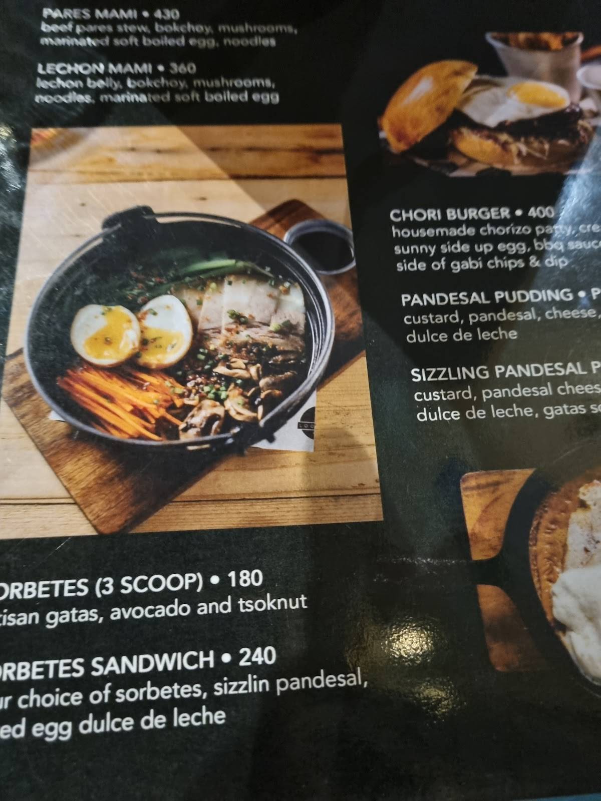 Menu at Locavore BGC restaurant, Taguig, Forbes Town Center